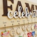 Family Celebrations Board, Personalized Family Birthday Sign, Family ...