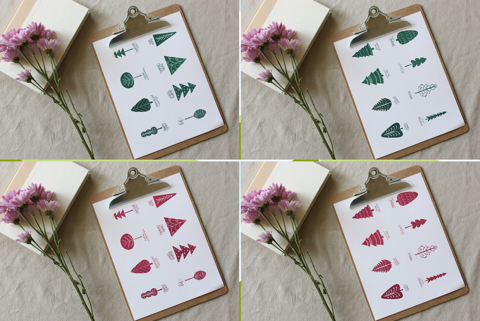 Printable Gift Tags Variety Pack, Avery Template 22802 Bundle ...