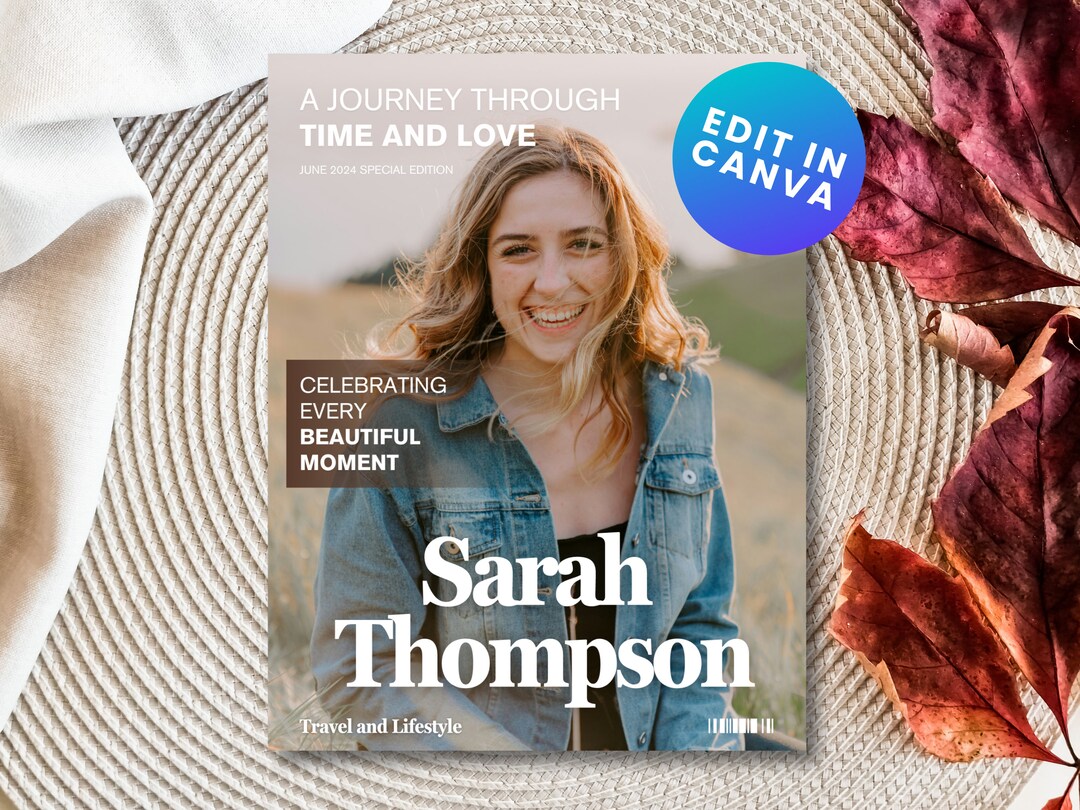 Custom Magazine, Personalized Magazine Gift, Anniversary Gift, Magazine ...