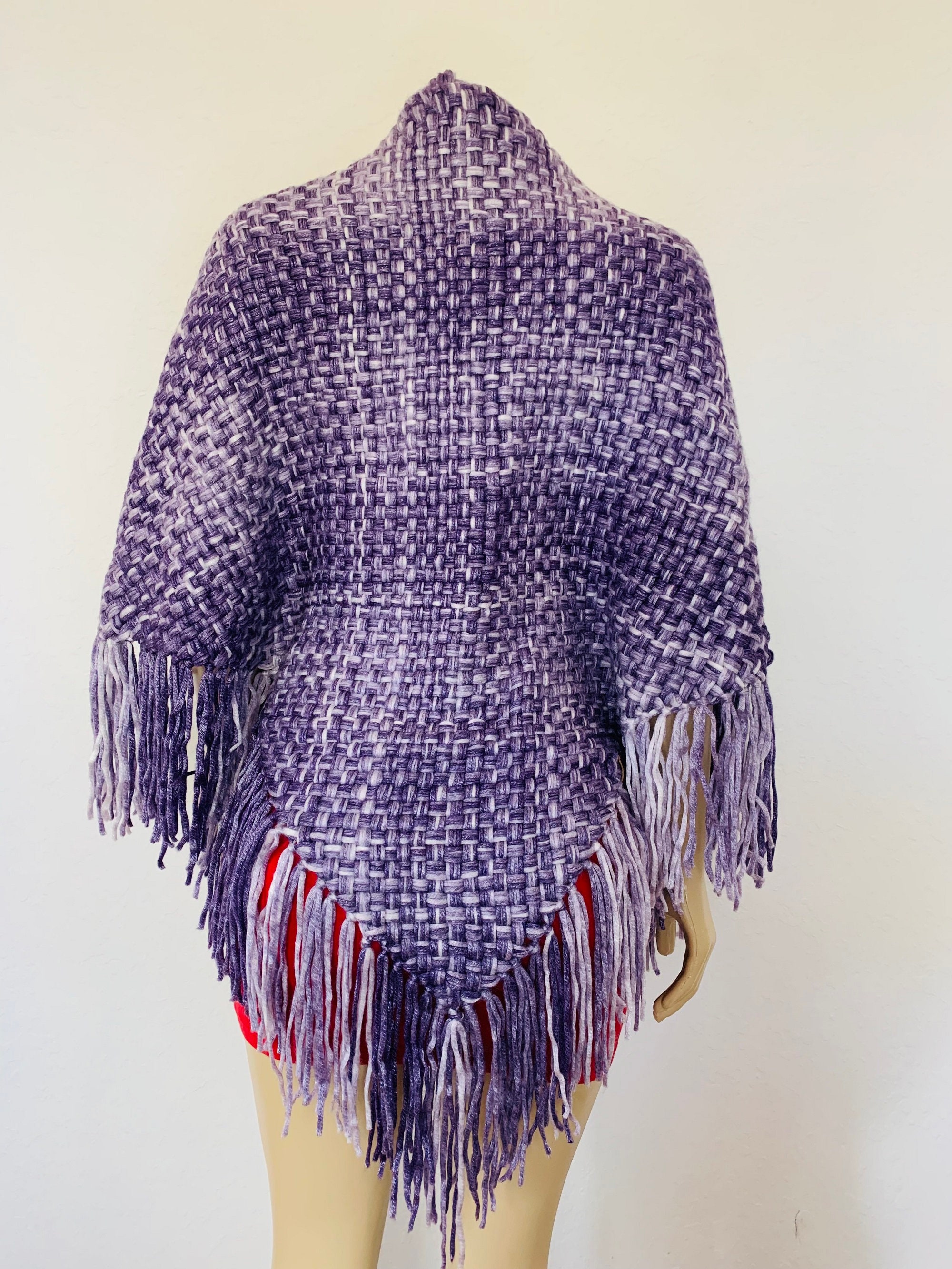 Soft Shawl, Handwoven Lightweight Wrap, Triangle Blanket Scarf, Boho ...