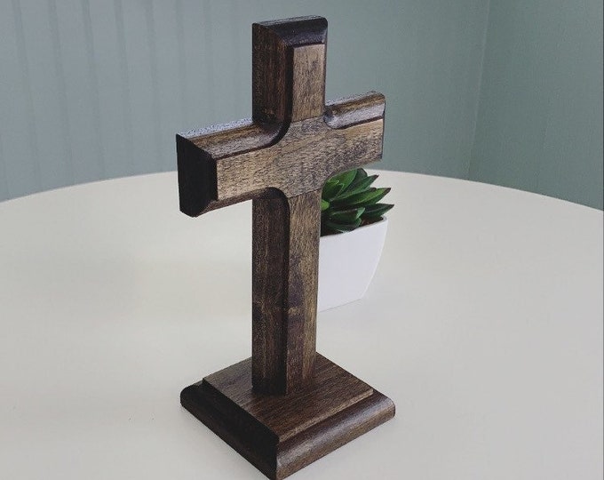 Stand up Cross, Wooden Cross, Handmade Cross, Cross. - Etsy