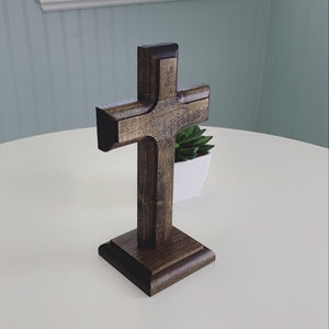 Stand up Cross, Wooden Cross, Handmade Cross, Cross. - Etsy