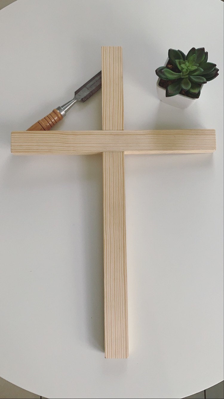 21 Wooden Cross Wall Unfinished Wooden Cross Blank Wooden - Etsy