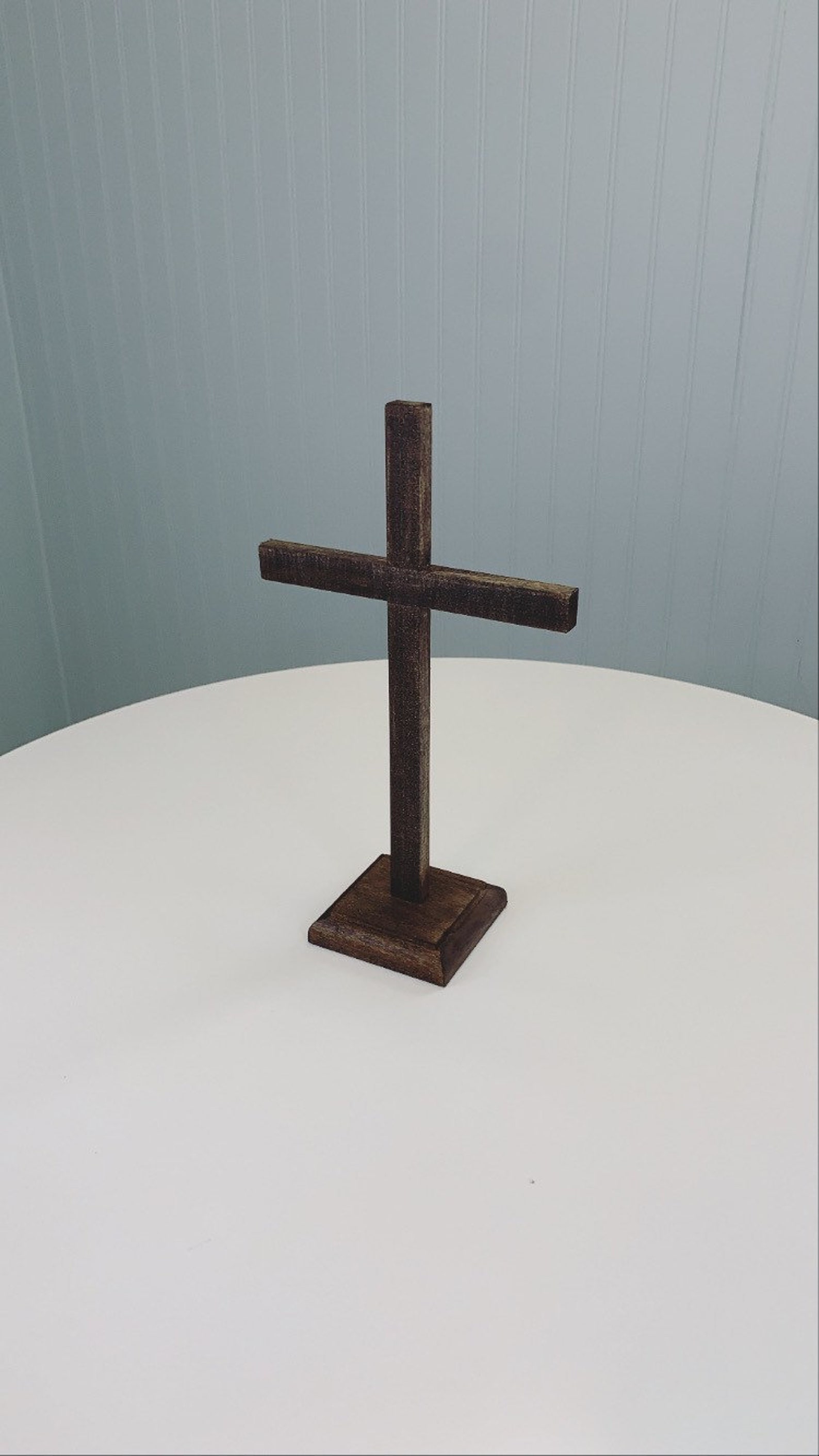 Wooden Cross 12 Cross With Base Cross With Base Handmade - Etsy