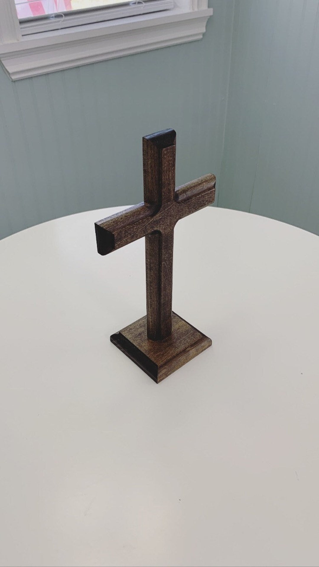 Wooden Cross, Cross With a Stand, 12” Cross With a Stand, Cross ...