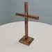 Wooden Cross 12 Stand up Cross Cross With Base Handmade - Etsy
