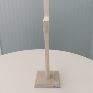 Wooden Cross, 16” Stand up Cross, Cross With Base, Handmade Stand up ...
