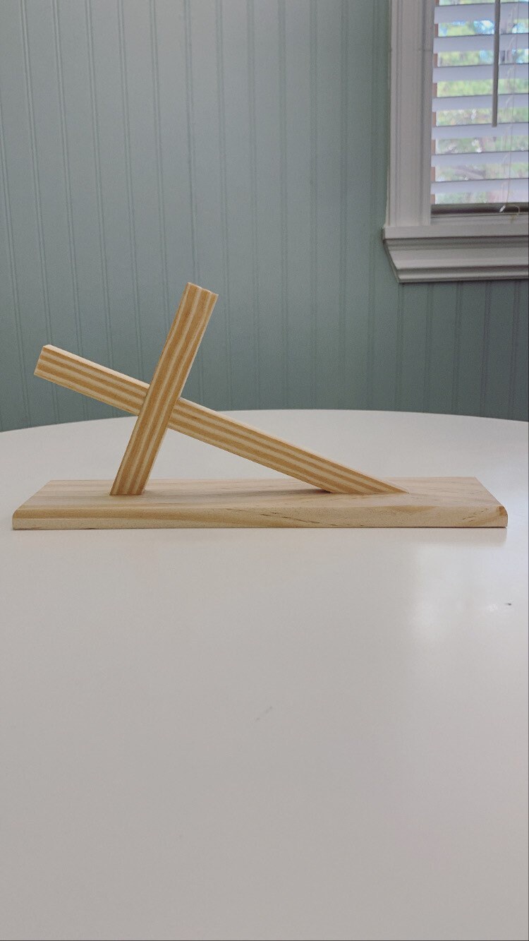 Laying Cross Wooden Cross Handmade Cross Cross. - Etsy