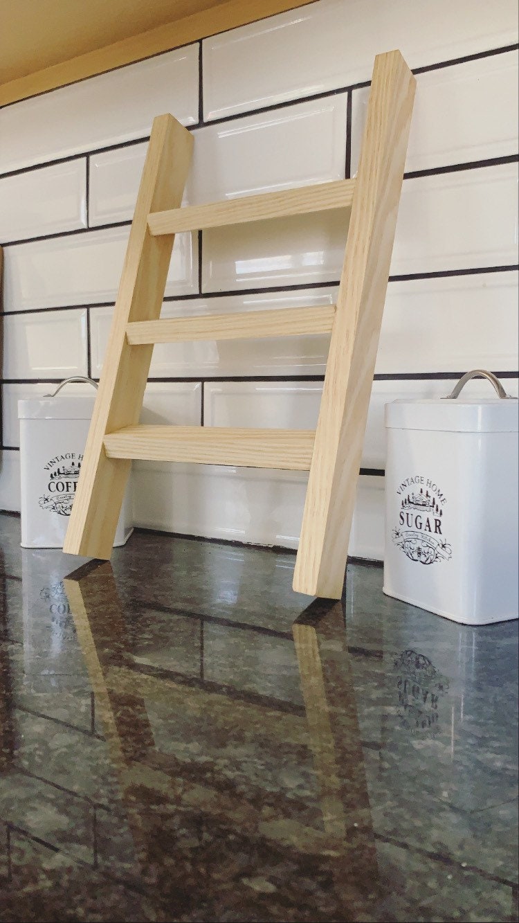 Mini Wooden Ladder Decorative Mini Wooden Ladder Mini Wooden | Etsy