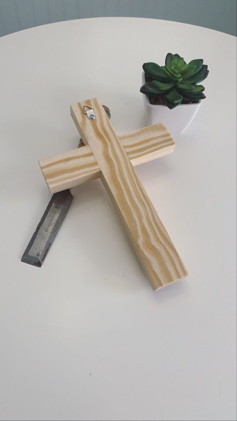 Wooden Cross Unfinished Wooden Cross Blank Cross Cross 3D | Etsy