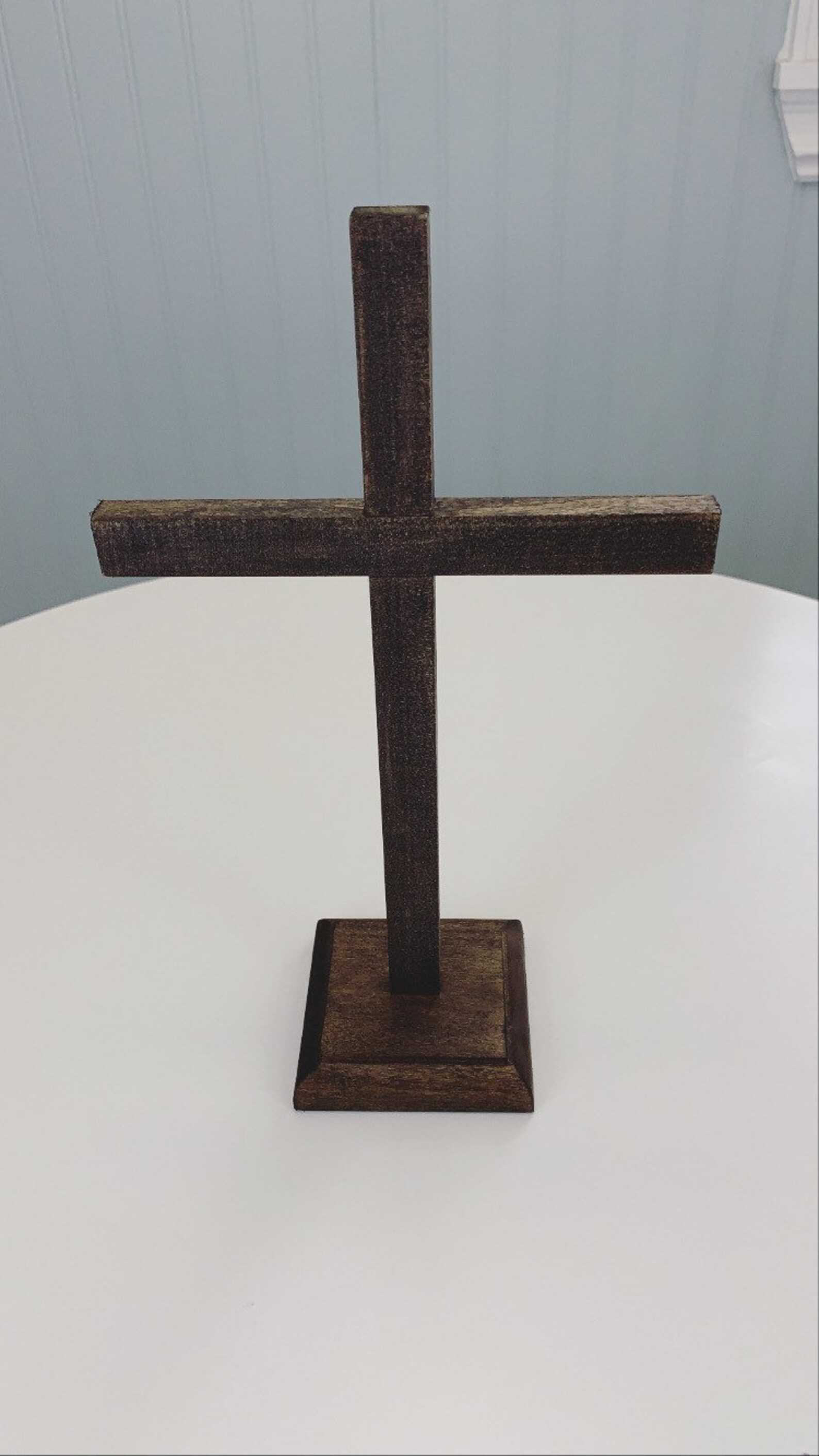 Wooden Cross 12 Cross with Base Cross with Base Handmade | Etsy