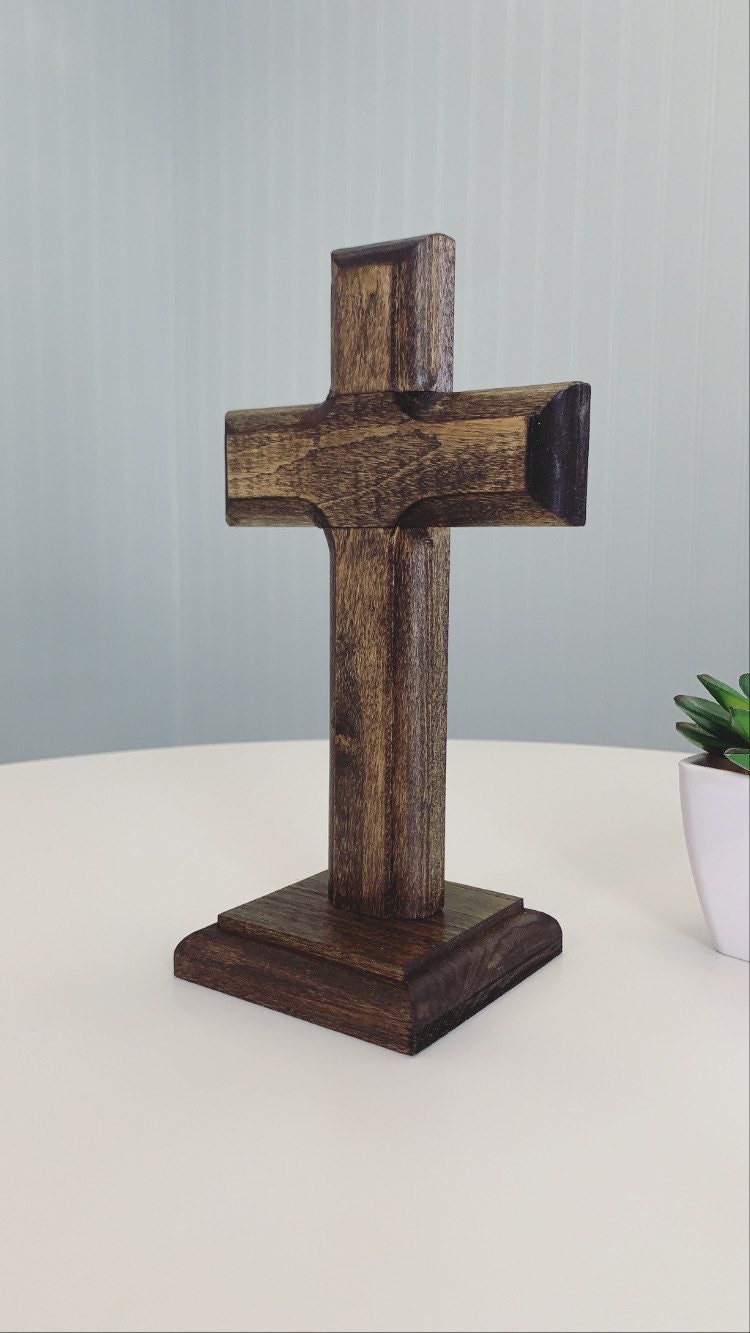 Stand up Cross Wooden Cross Handmade Cross Cross. | Etsy