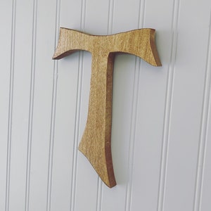 Tau Cross, Wooden Tau Cross, Tau Handmade Cross, Wooden Cross, Cross ...