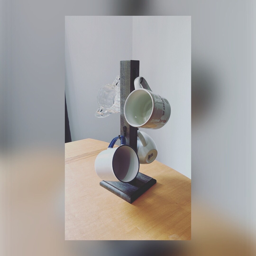 Coffee Mug Holder, Mug Holder, Mug Tree, Coffee Mug Stand, Handmade ...