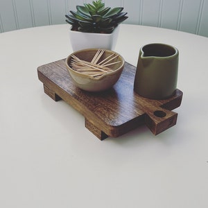 Wooden Tray, Vintage Tray, Small Wooden Tray, Handmade Wooden Tray ...