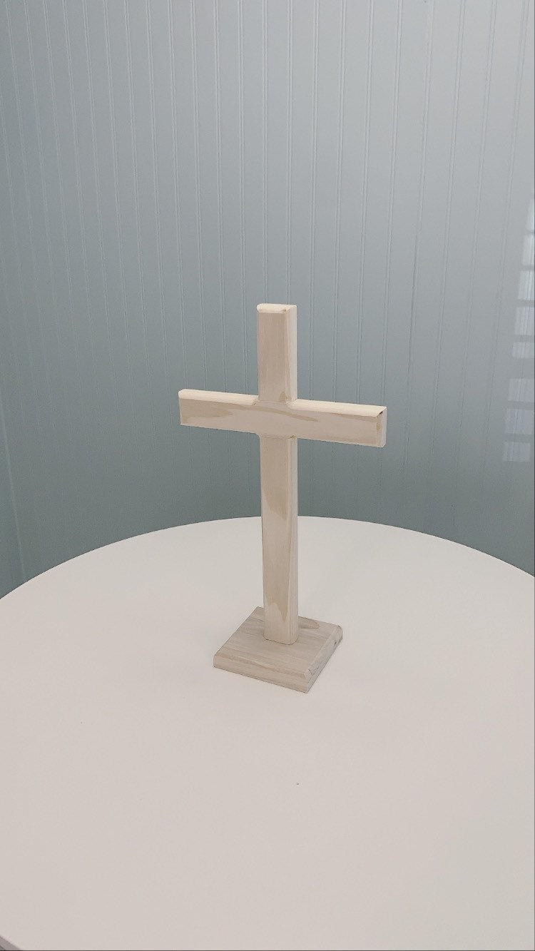 Wooden Cross 16 Stand up Cross Cross With Base Handmade | Etsy