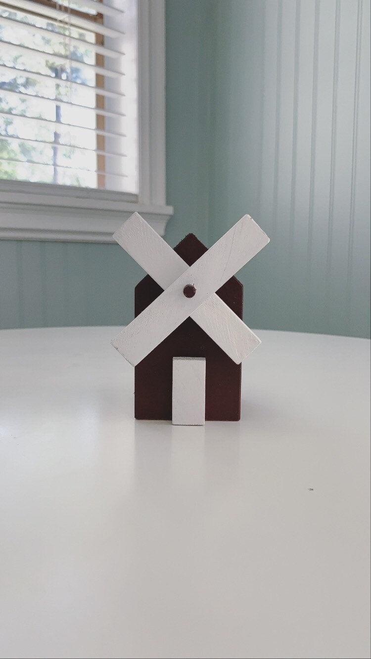 Wooden Windmill Handmade Wooden Windmill Windmill. | Etsy