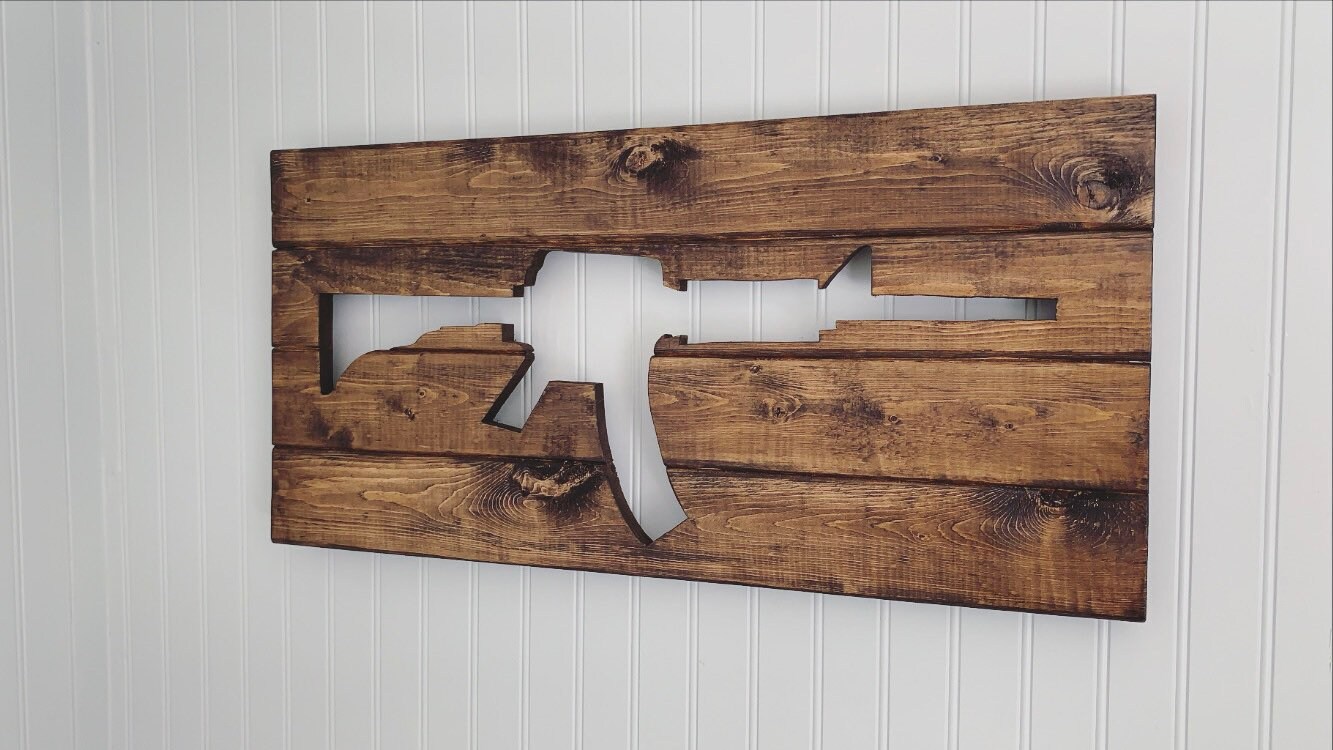 Wooden Gun Frame Gun Wall Decor Wall Decor Wooden Gun | Etsy