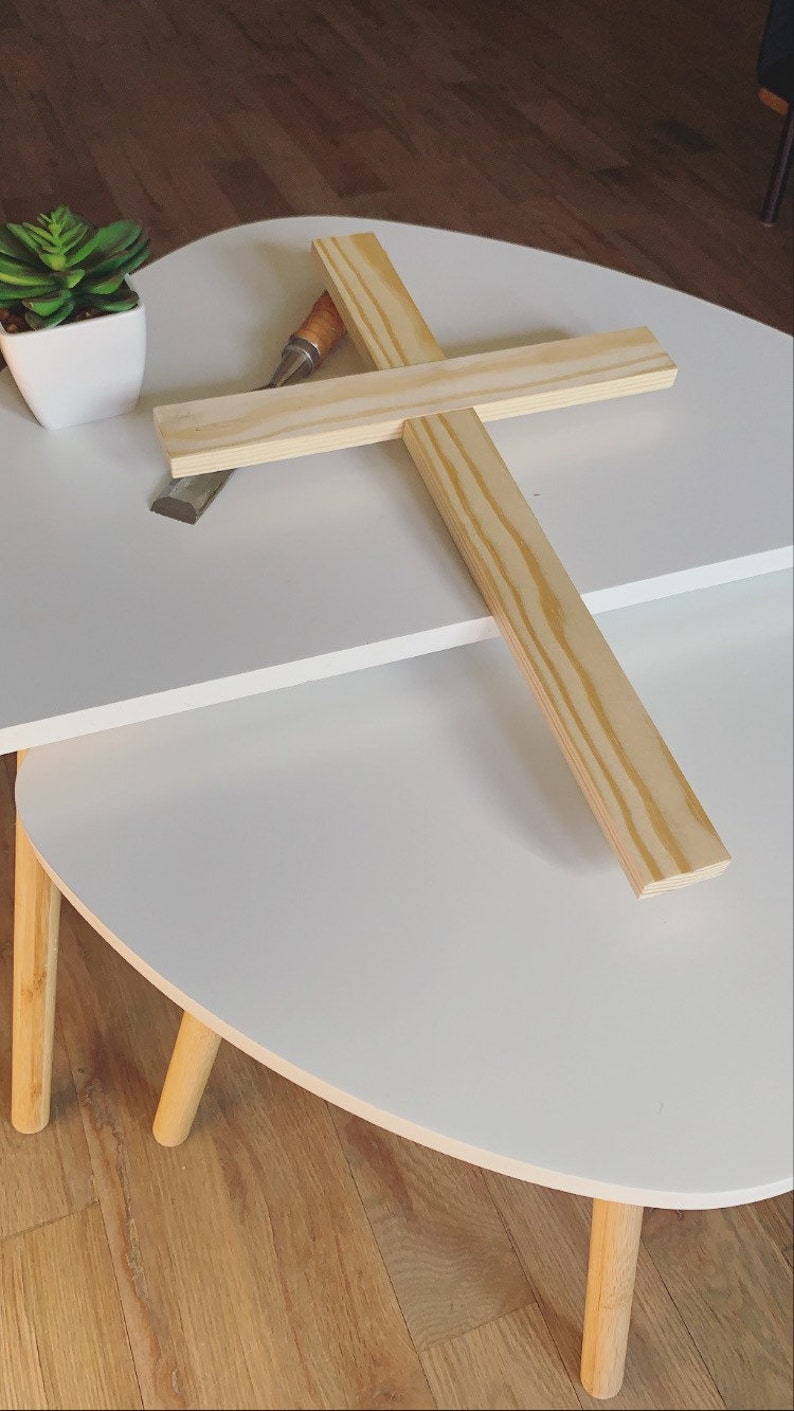 17 Wooden Cross Wall Unfinished Wooden Cross Blank Wooden | Etsy