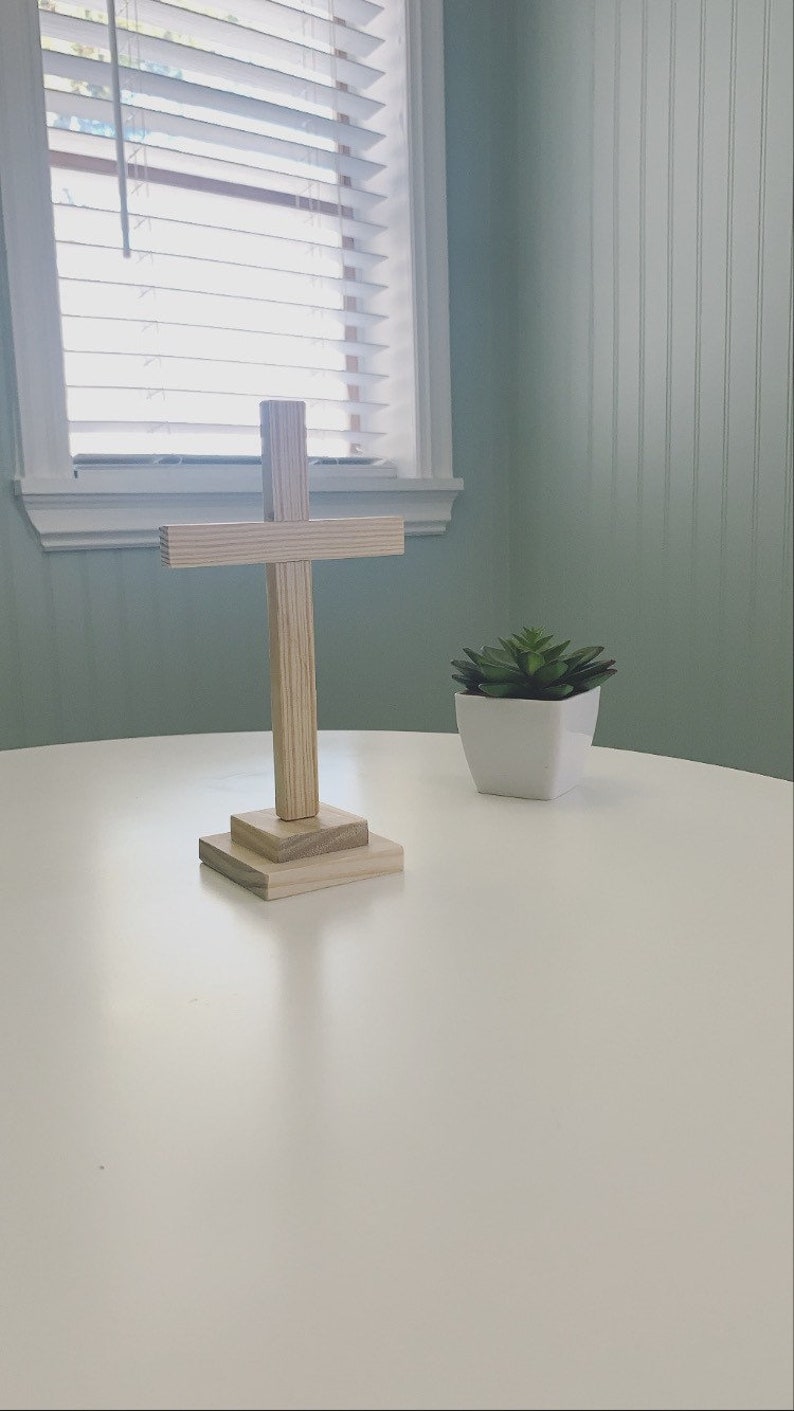 9 Stand Cross Wooden Cross Handmade Stand Cross Cross. | Etsy
