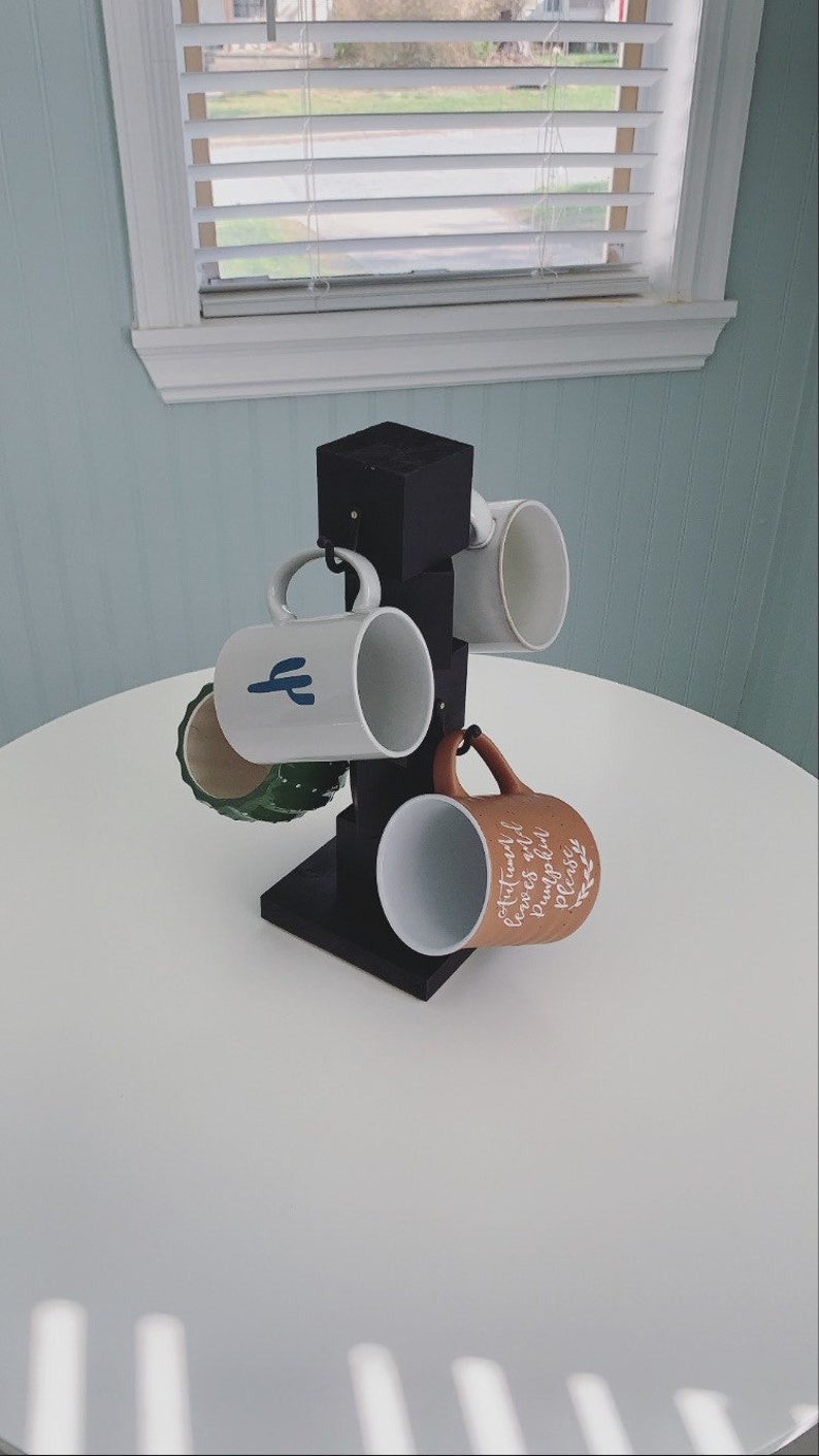 Coffee mug Holder coffee Cup Holder Coffee Cup Rack 4 Cup | Etsy