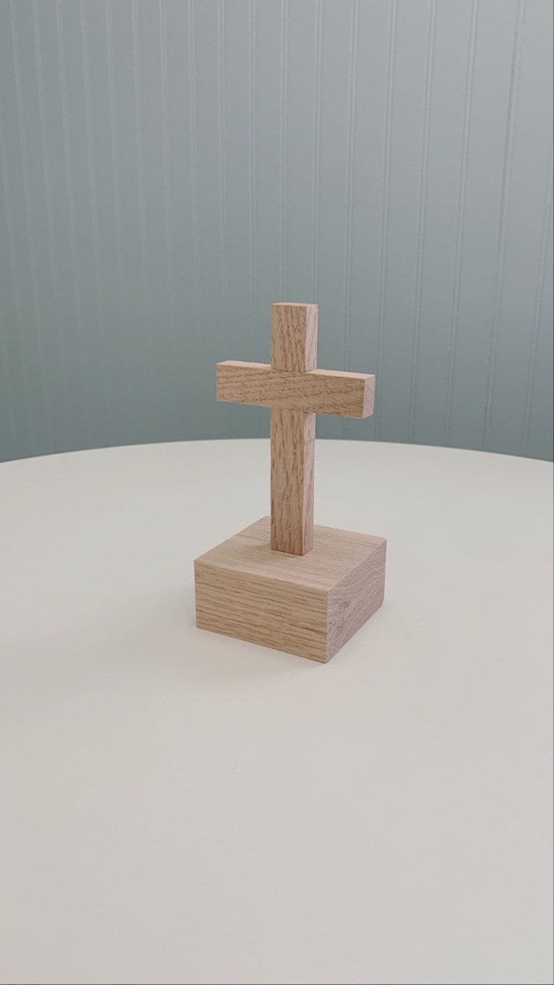 Oak Cross Small Oak Cross Wooden Cross Handmade Cross - Etsy
