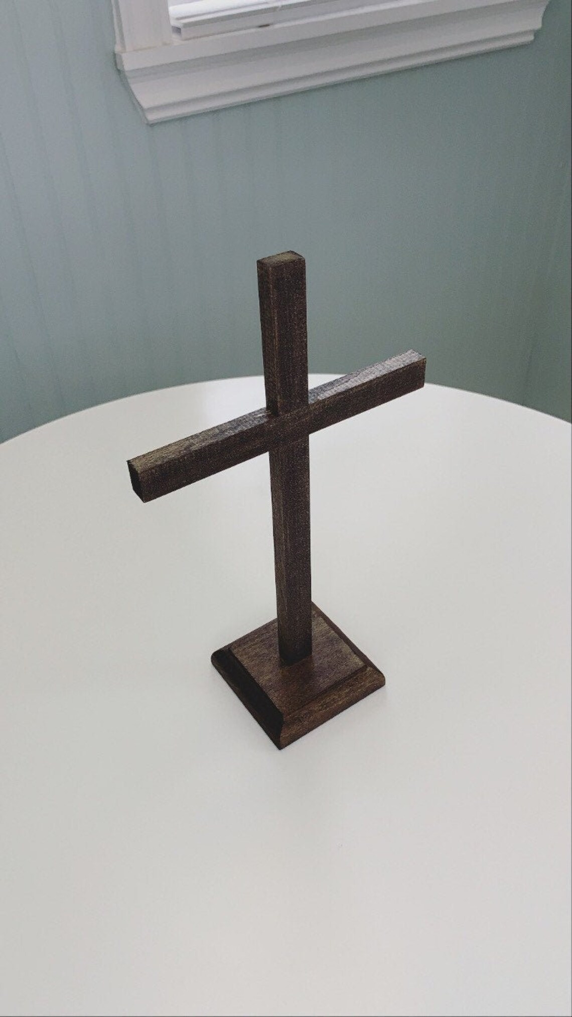 Wooden Cross 12 Cross with Base Cross with Base Handmade | Etsy