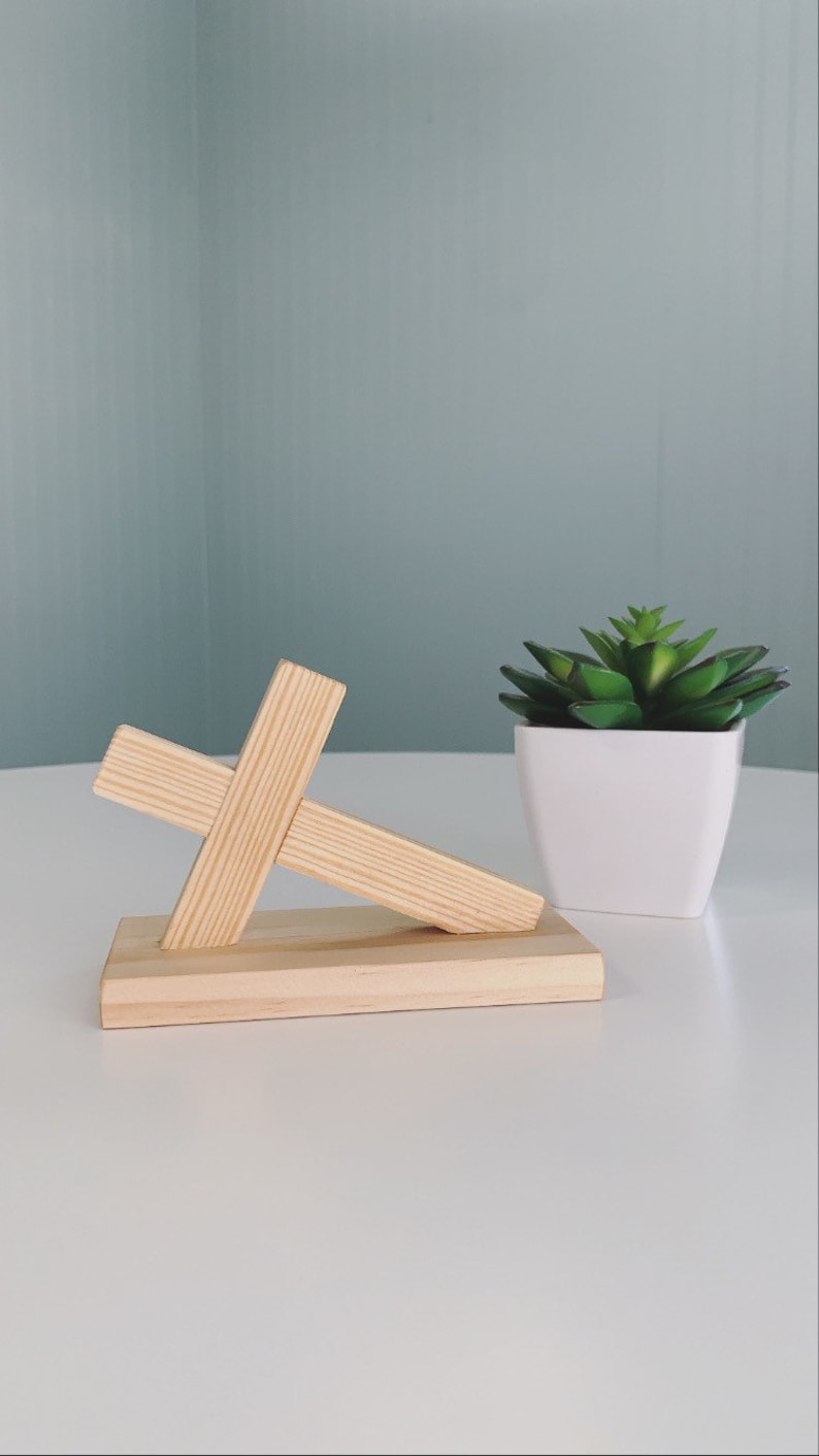 Wooden Cross Handmade Wooden Cross Laying Down Cross Cross - Etsy