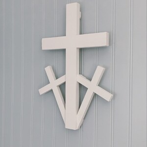 Triple Crosses, Calvary Representation, 3 Crosses, Wooden Crosses ...