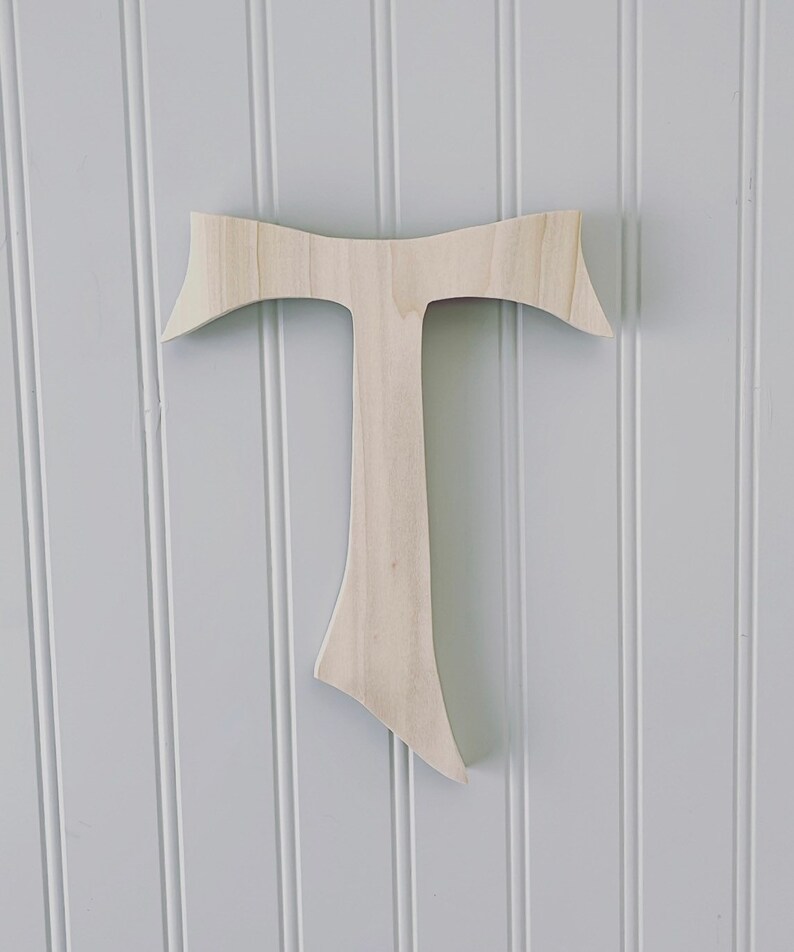Tau Cross, Unfinished Tau Cross, Wooden Tau Cross, Tau Handmade, Wooden ...