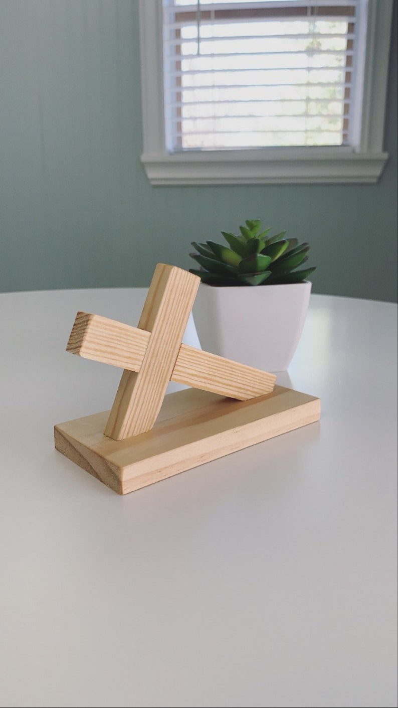 Wooden Cross Handmade Wooden Cross Laying Down Cross Cross - Etsy