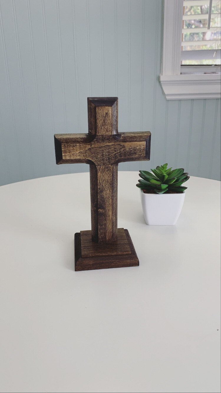 Stand up Cross Wooden Cross Handmade Cross Cross. | Etsy