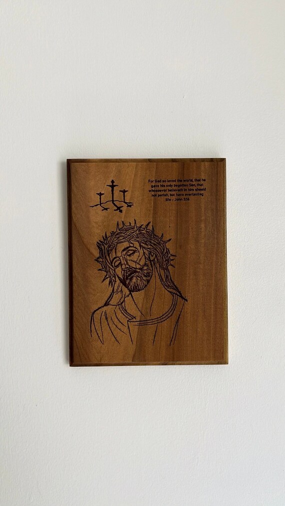 Jesus Sign Jesus Face Jesus Engrave Christian Engrave - Etsy