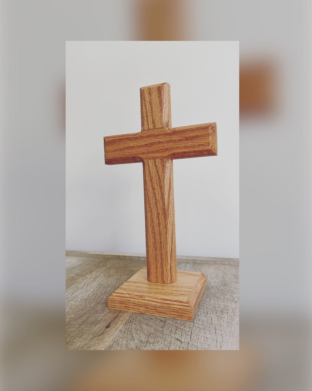 Red Oak Cross, Cross, Handmade Cross, Hardwood Cross, Wooden Cross. - Etsy
