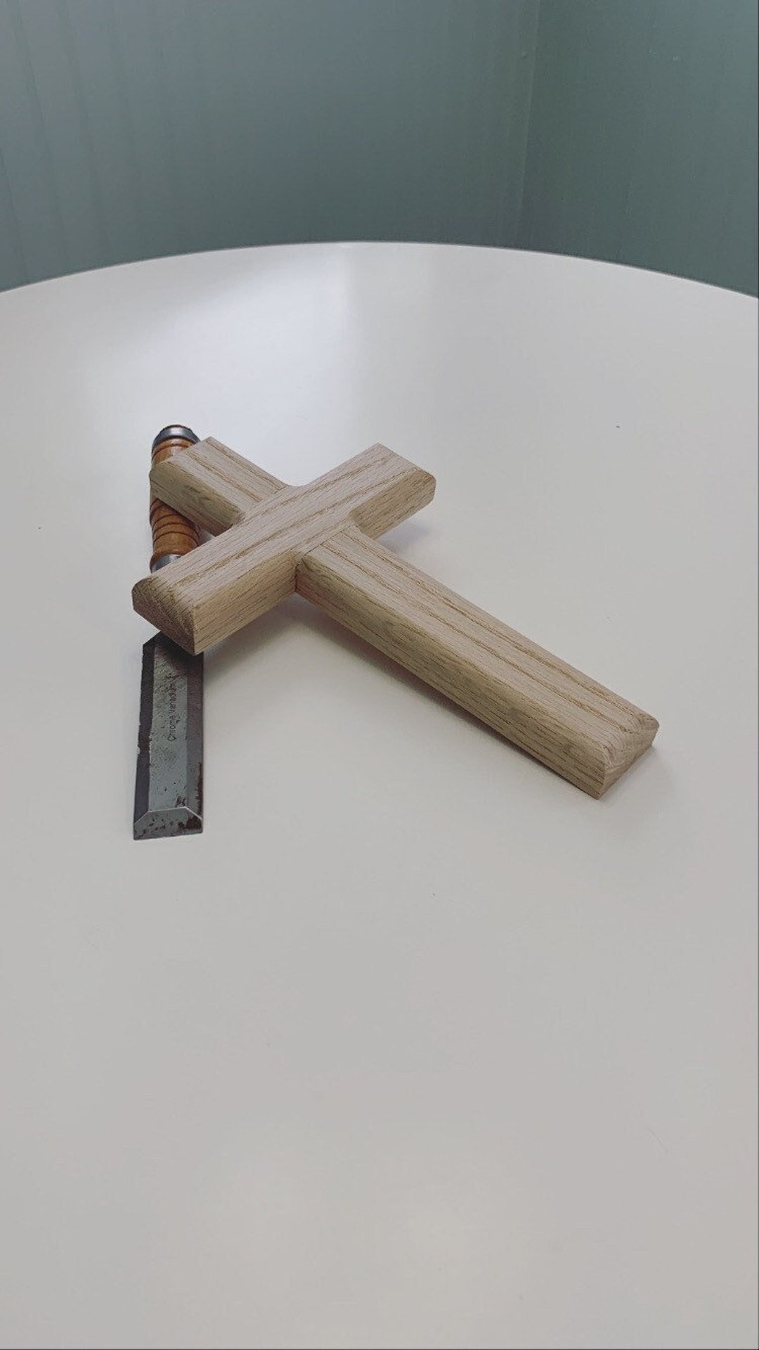 Red Oak Cross, Handmade Cross, Wooden Cross, Cross, Handmade Oak Cross ...