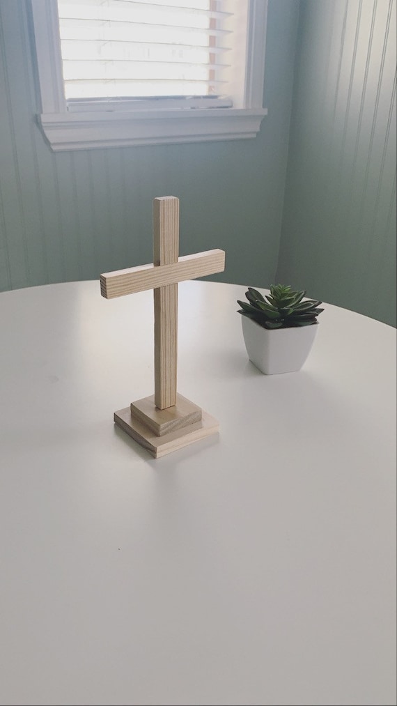 9 Stand Cross Wooden Cross Handmade Stand Cross Cross. | Etsy