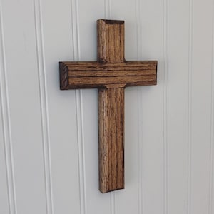 Wooden Cross, Oak Cross, Handmade Oak Cross, Cross. - Etsy