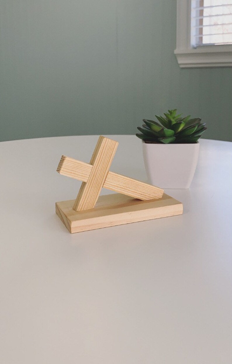 Wooden Cross Handmade Wooden Cross Laying Down Cross Cross - Etsy