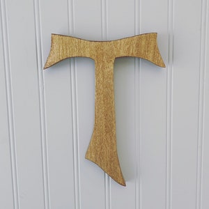 Tau Cross, Wooden Tau Cross, Tau Handmade Cross, Wooden Cross, Cross ...