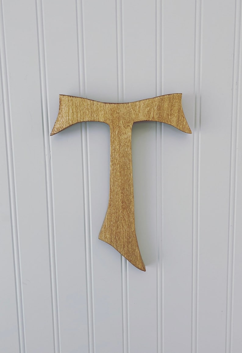 Tau Cross, Wooden Tau Cross, Tau Handmade Cross, Wooden Cross, Cross ...
