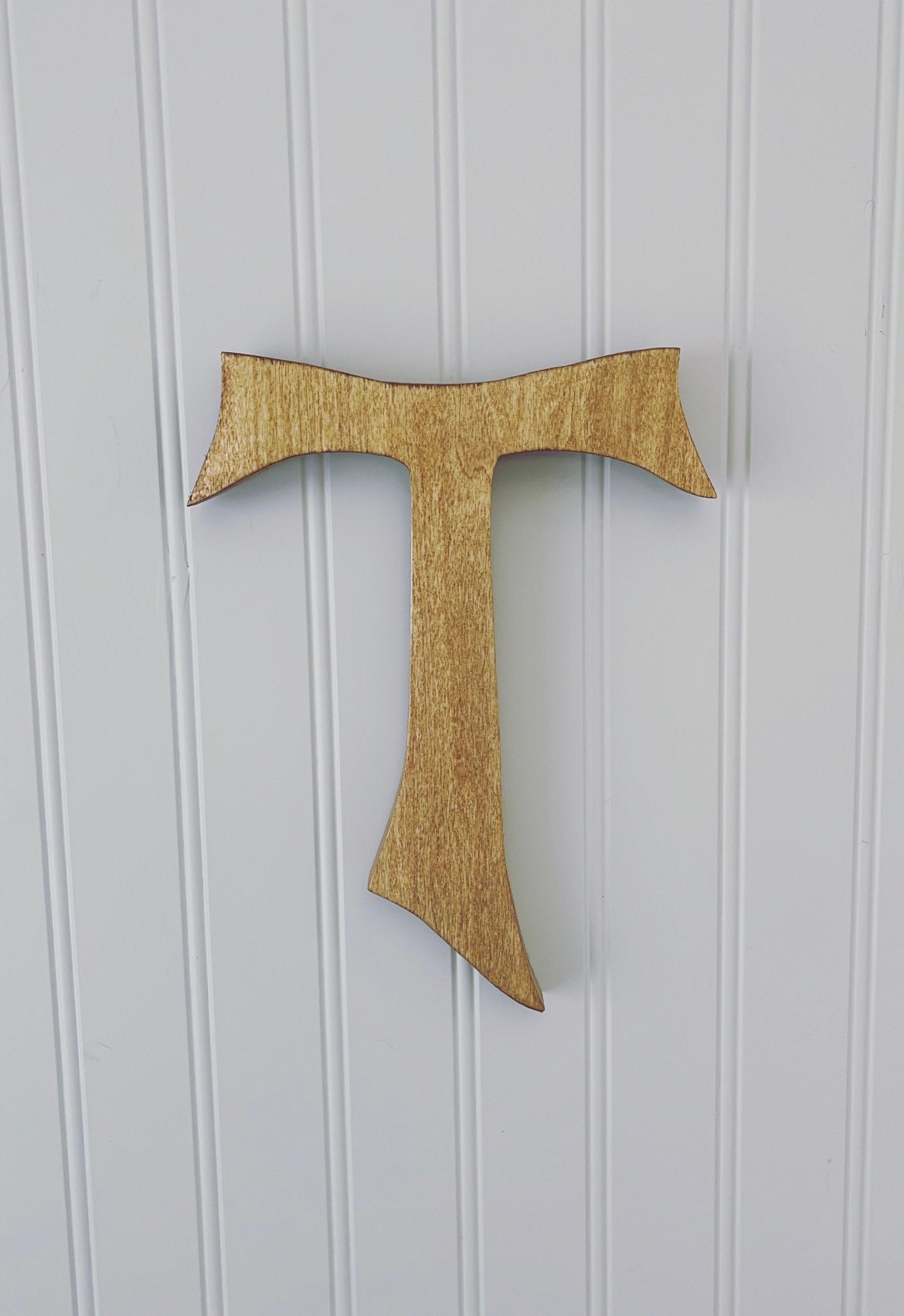 Tau Cross, Wooden Tau Cross, Tau Handmade Cross, Wooden Cross, Cross ...