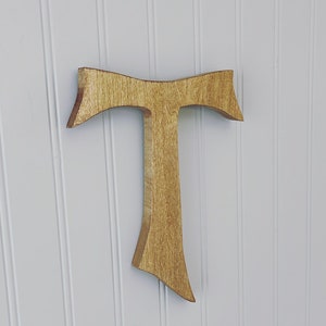 Tau Cross, Wooden Tau Cross, Tau Handmade Cross, Wooden Cross, Cross ...