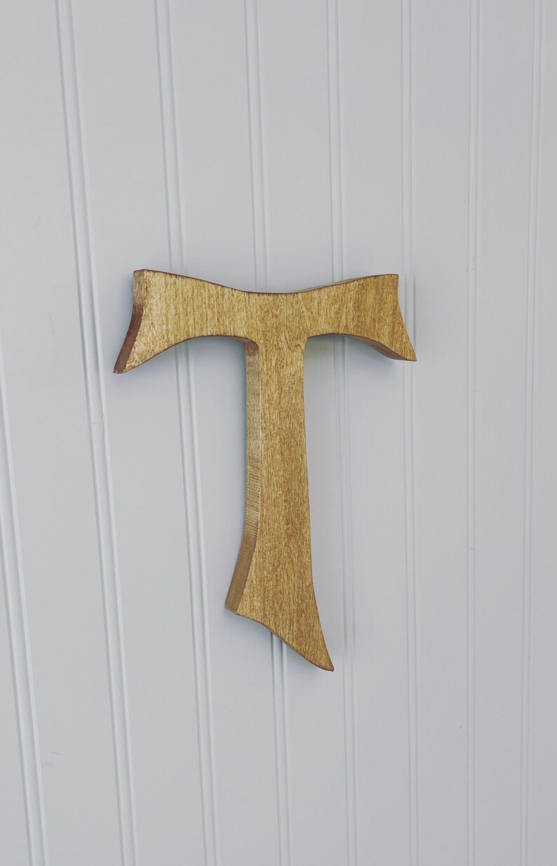 Tau Cross, Wooden Tau Cross, Tau Handmade Cross, Wooden Cross, Cross ...