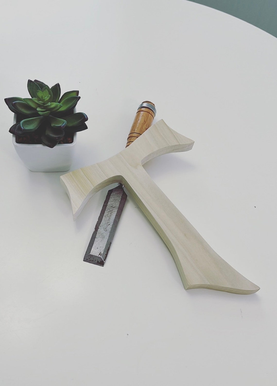 Tau Cross, Unfinished Tau Cross, Wooden Tau Cross, Tau Handmade, Wooden ...