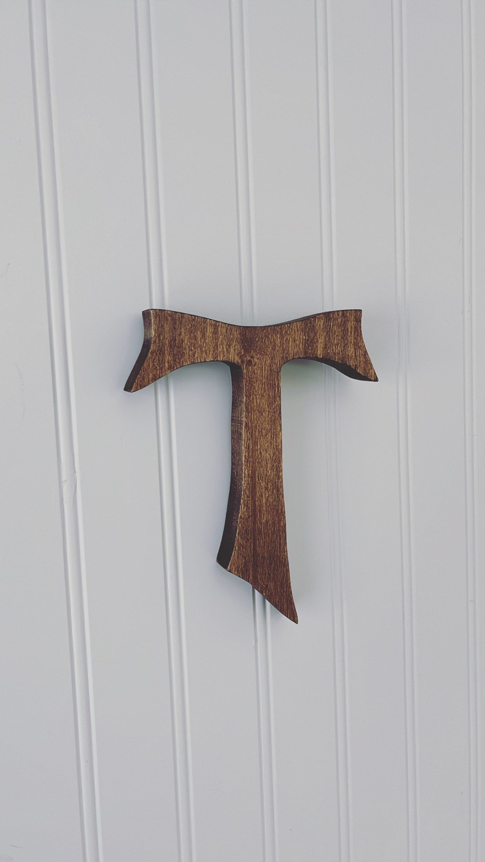 Tau Cross, Wooden Tau Cross, Tau, Handmade Tau Cross, Wooden Cross ...