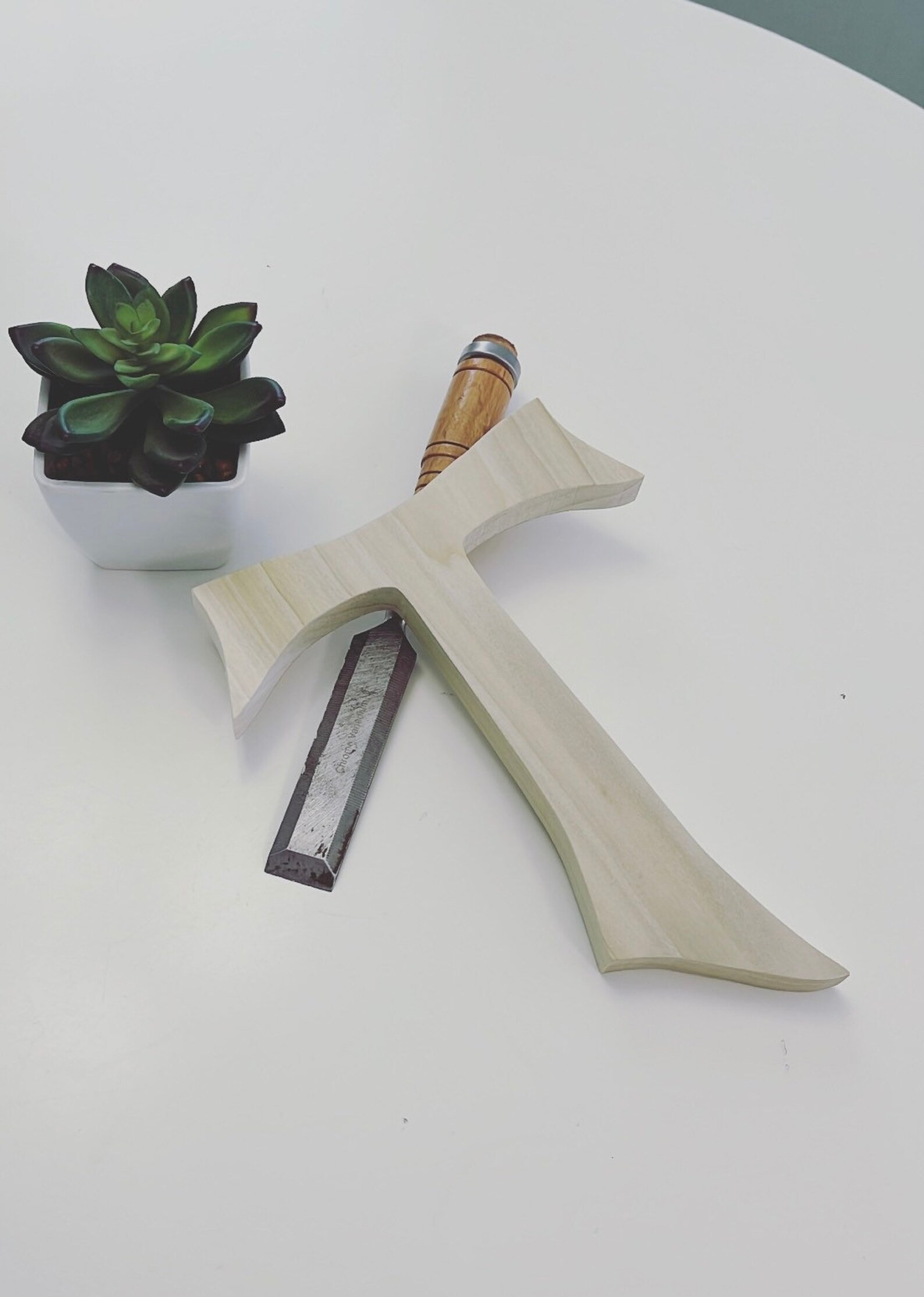 Tau Cross, Unfinished Tau Cross, Wooden Tau Cross, Tau Handmade, Wooden ...