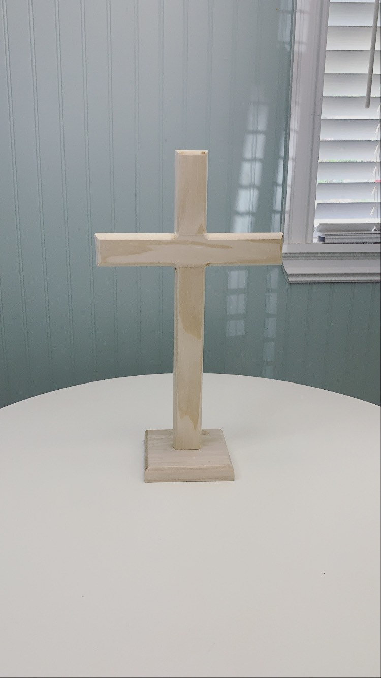 Wooden Cross 16 Stand up Cross Cross With Base Handmade | Etsy