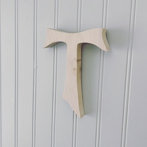 Tau Cross, Wooden Tau Cross, Tau, Handmade Tau Cross, Wooden Cross ...