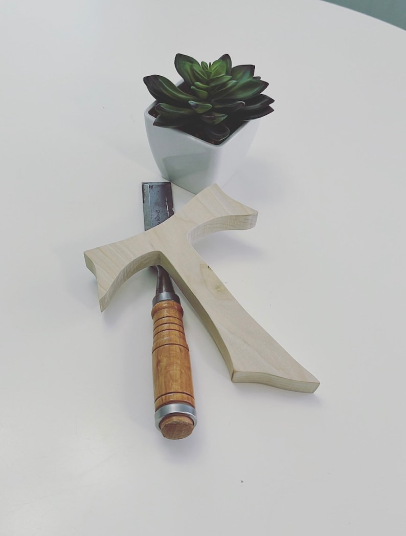 Tau Cross, Wooden Tau Cross, Tau, Handmade Tau Cross, Wooden Cross ...