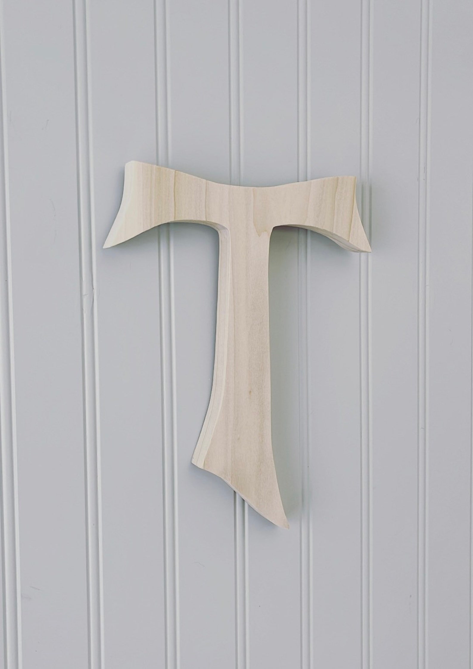 Tau Cross Unfinished Tau Cross Wooden Tau Cross Tau | Etsy